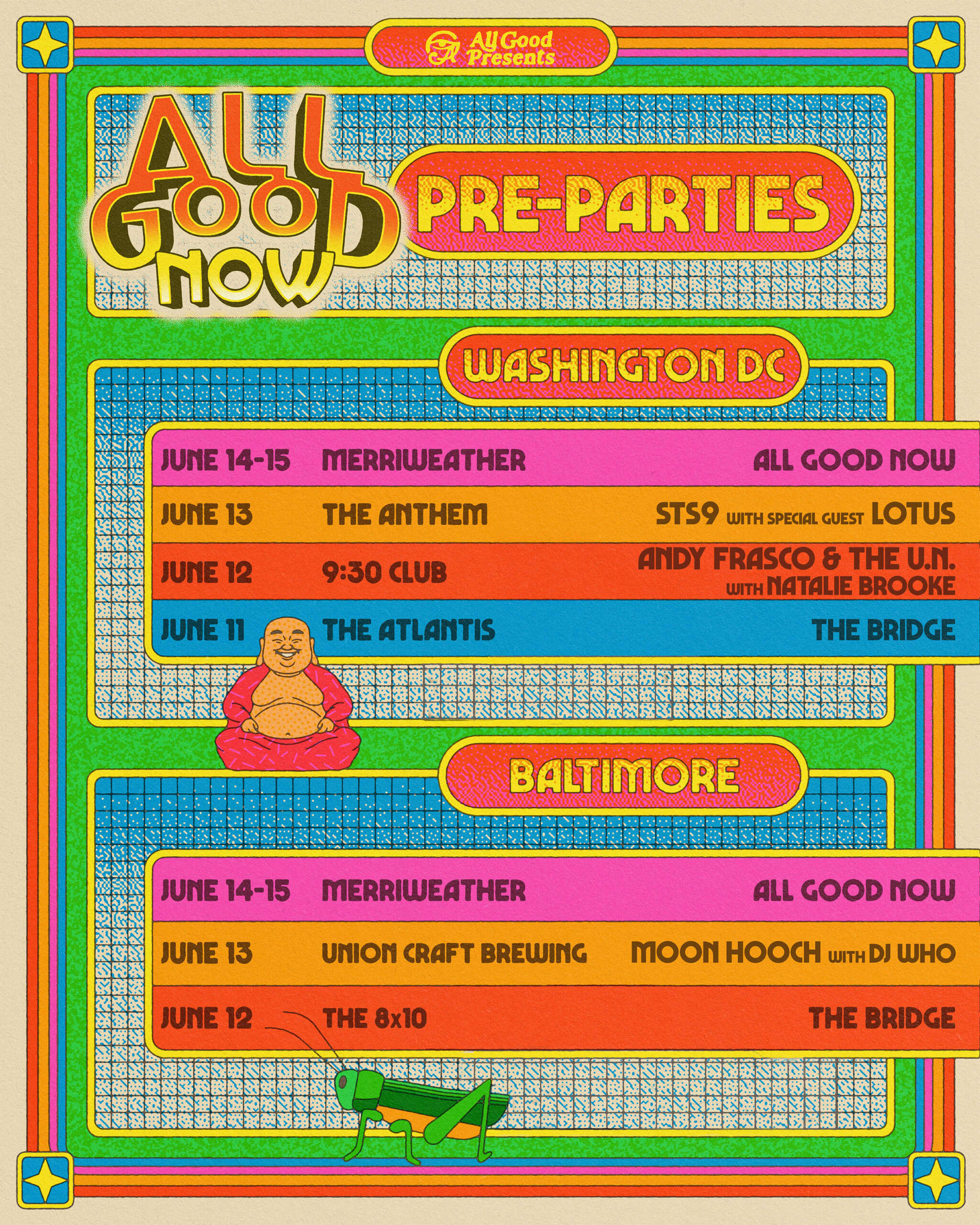 Pre Parties | All Good Presents